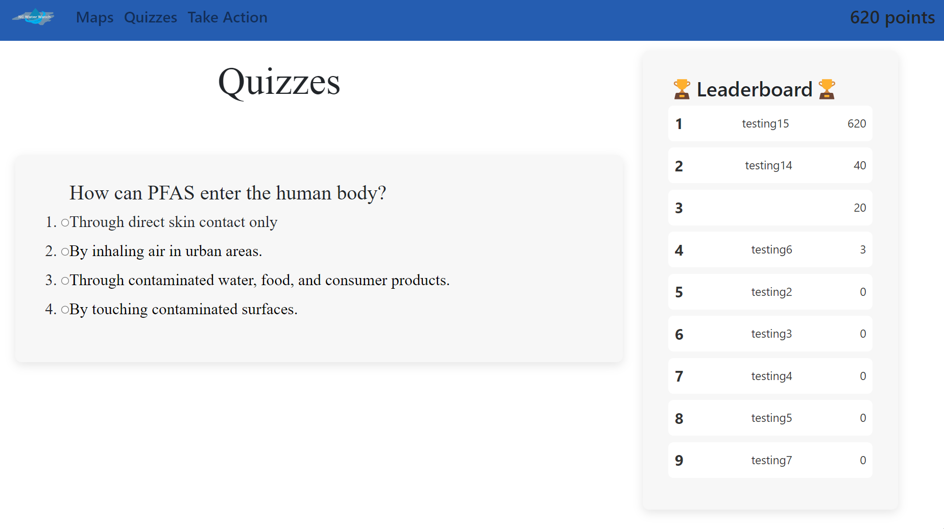 NC Water Watch | Devpost