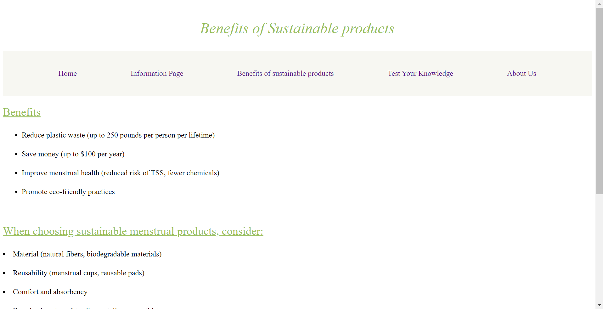 Sustainable Cycle | Devpost