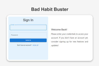 Bad Habit Buster | Devpost
