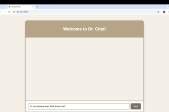 Medical Chat Bot (Dr. Chat) | Devpost