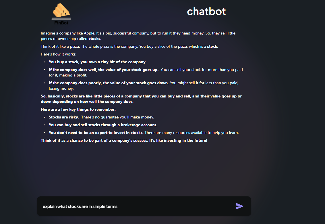 FinBot Personal Financial Assistant | Devpost