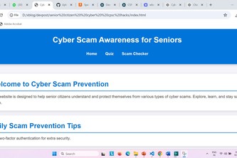 Cyber Scam Awareness for Seniors | Devpost