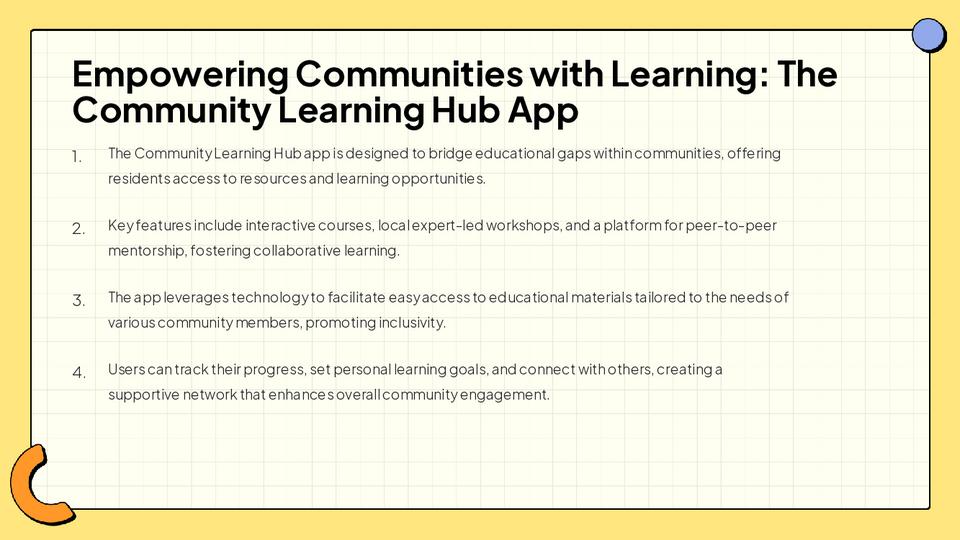 Community Learning Hub | Devpost
