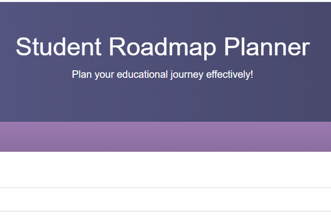 Student Roadmap Planner | Devpost
