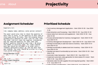 Projectivity | Devpost