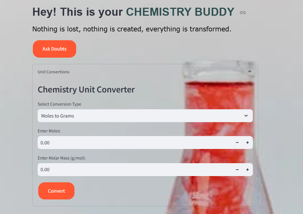 Chemical Buddy | Devpost
