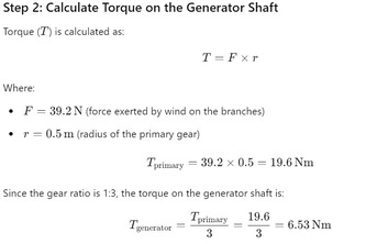 trees as natural turbine | Devpost