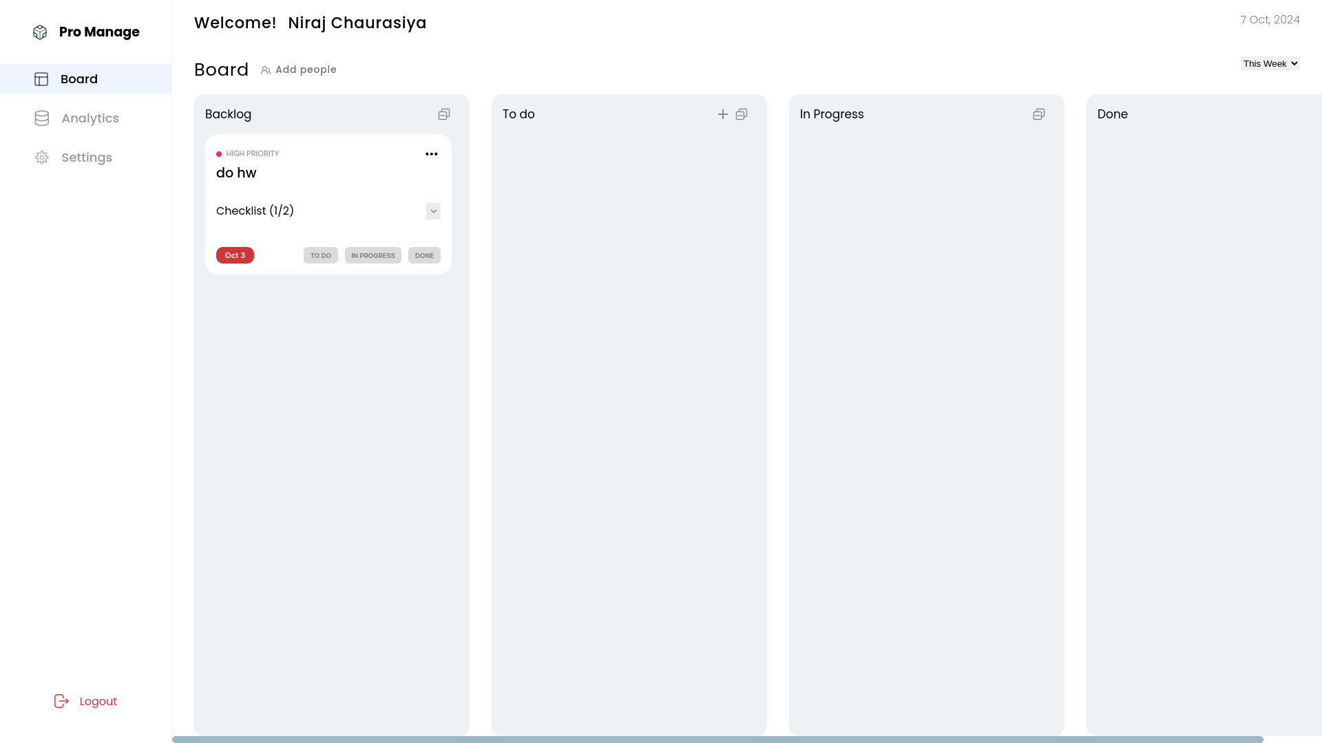 Project Task Manager | Devpost