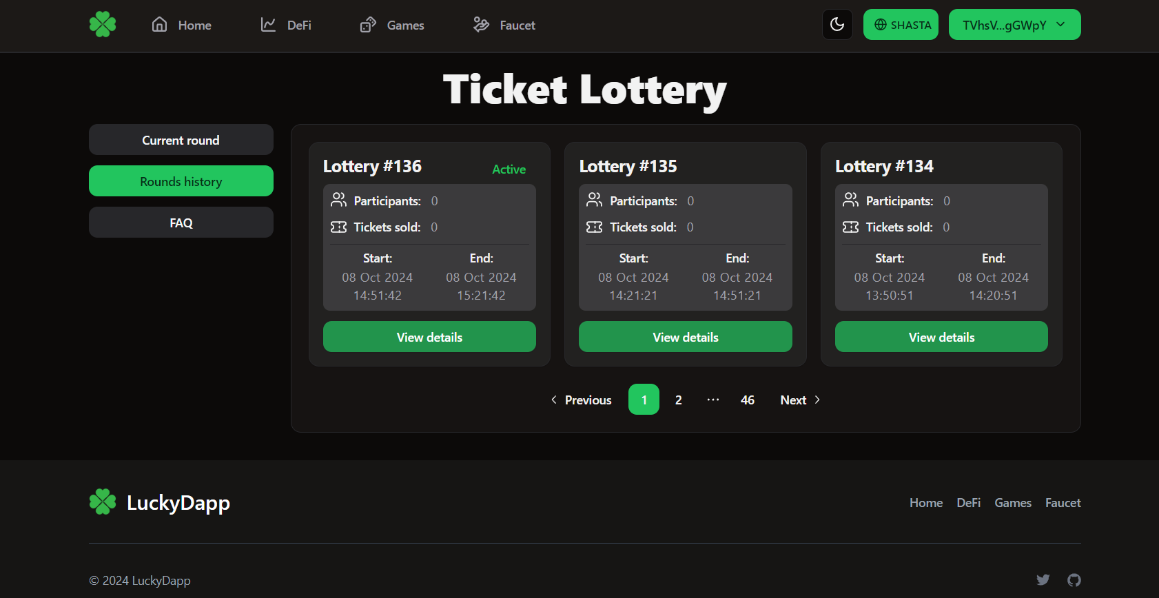 LuckyDapp - Your luck starts here | Devpost