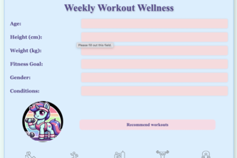 Weekly Workout Wellness | Devpost