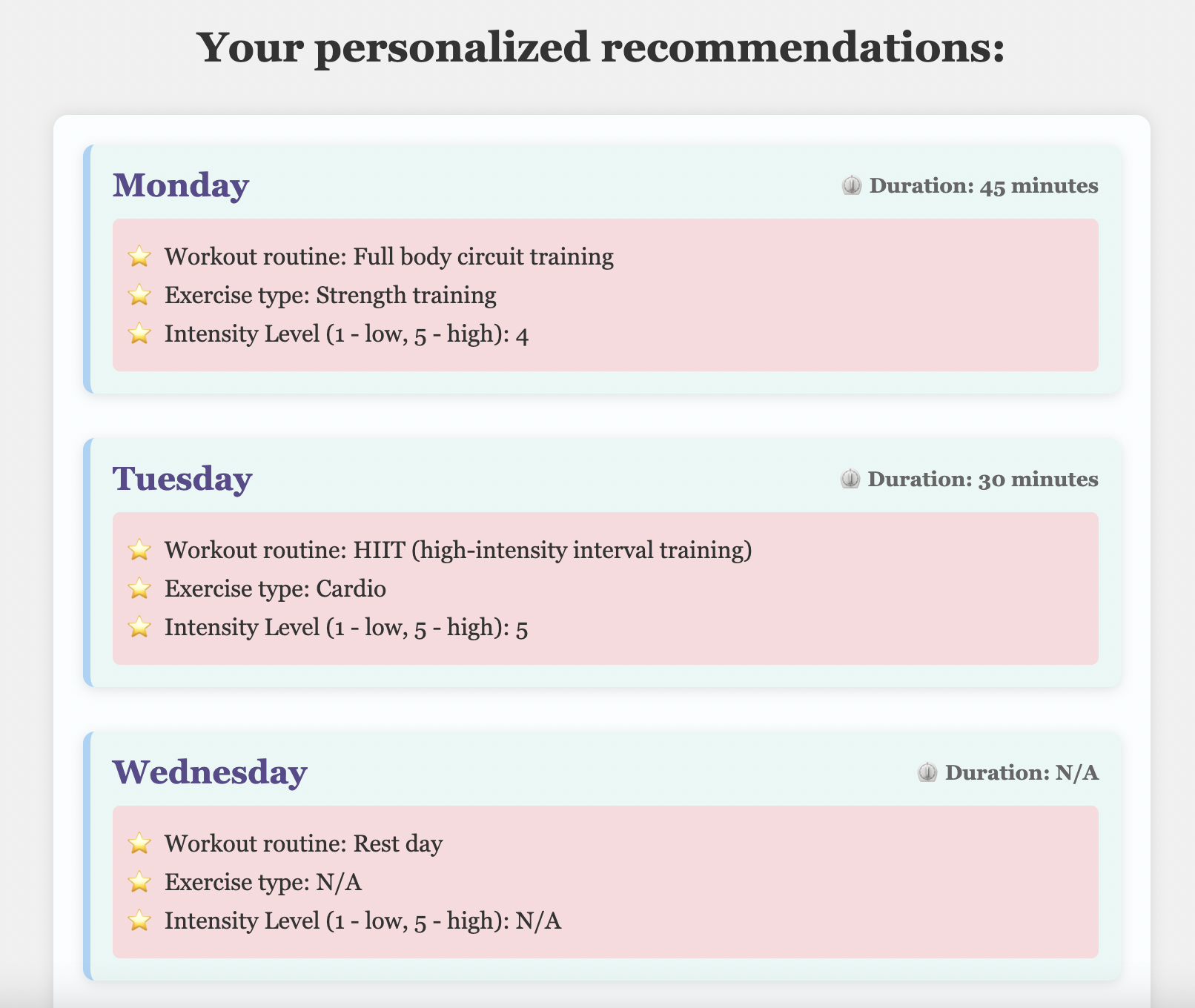 Weekly Workout Wellness | Devpost