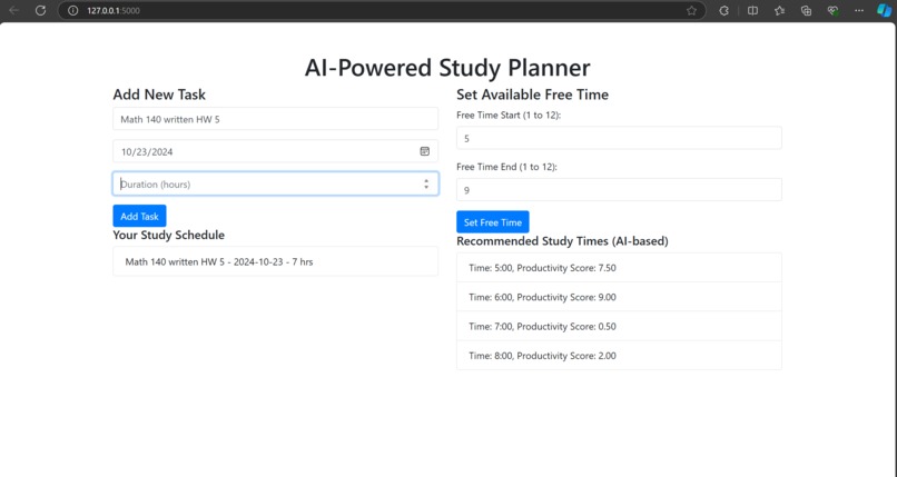 AI Powered Study Planner | Devpost