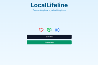 Local Lifeline | Devpost