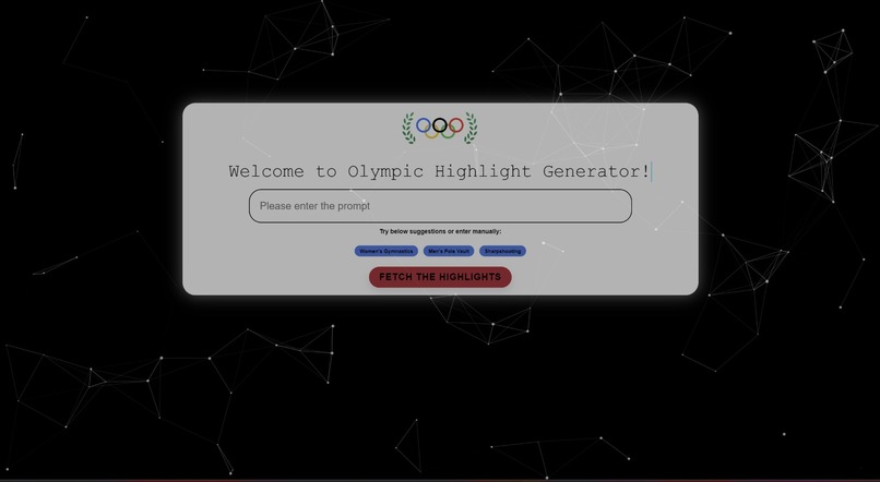 Olympic Highlight Generator | Devpost