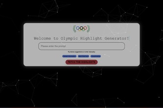 Olympic Highlight Generator | Devpost
