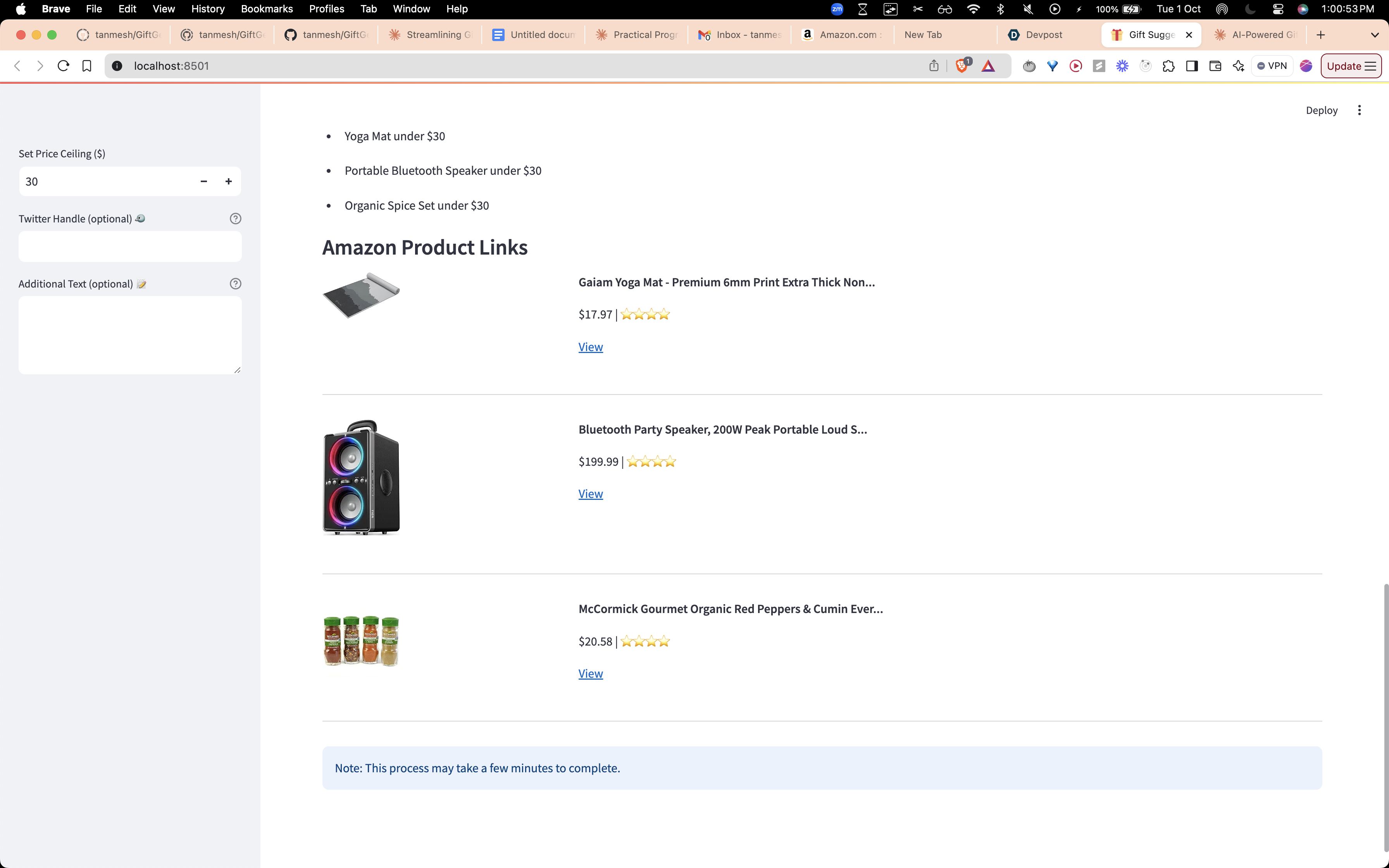 GiftGenie - Gift Suggestion App | Devpost