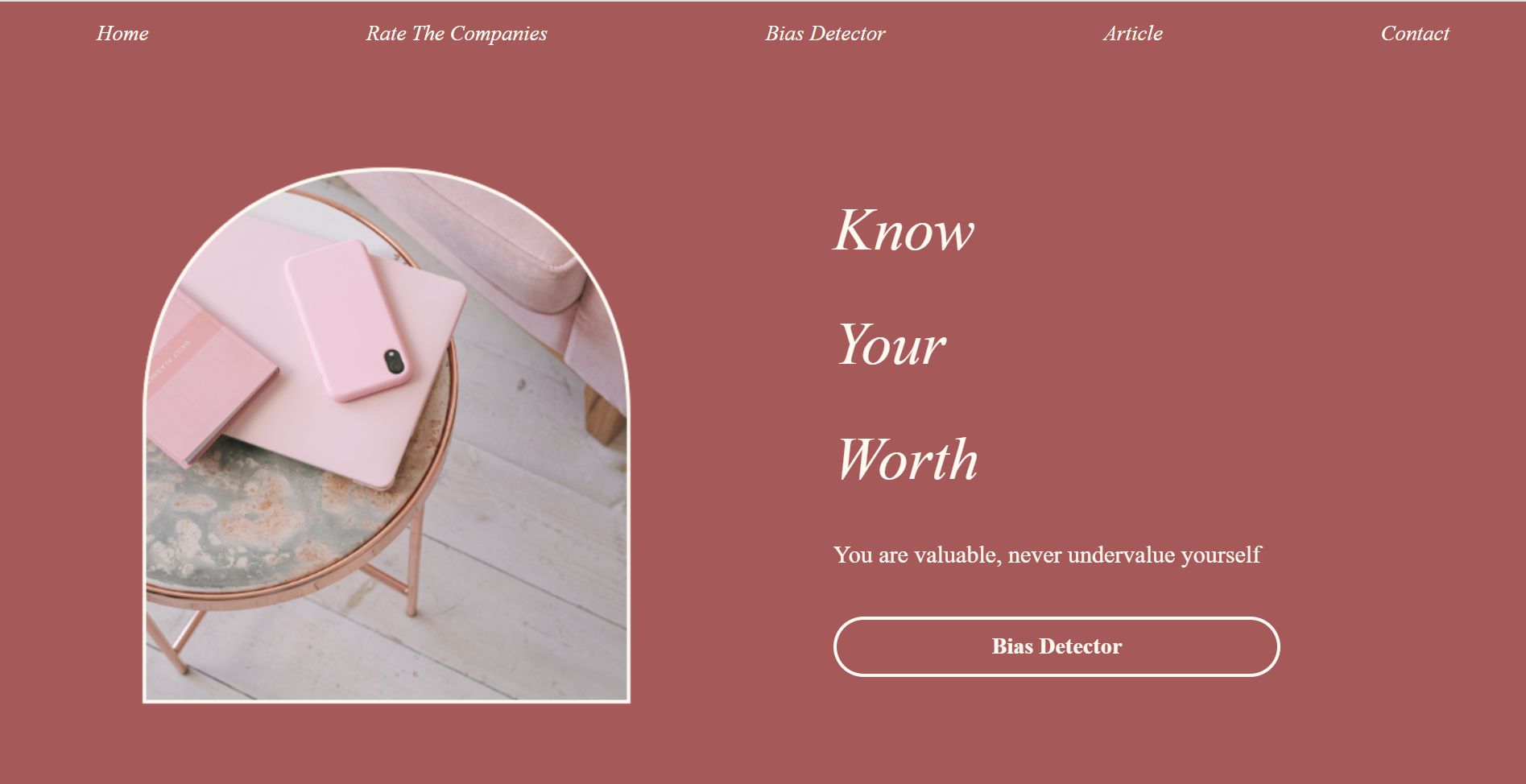 Know Your Worth | Devpost