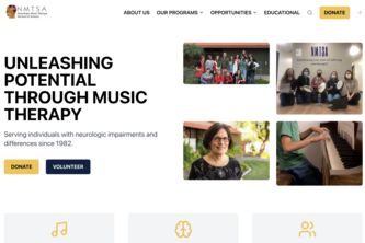 Neurologic Music Therapy Services of Arizona's website | Devpost