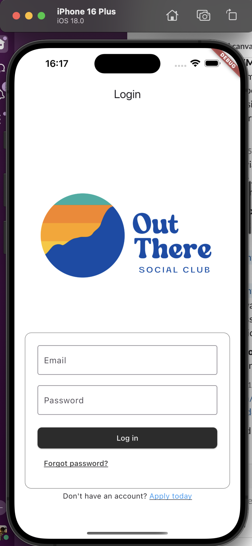 Out There Social Club app | Devpost