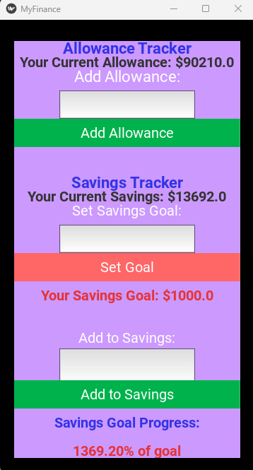 KidsFinanceTracker - Team ALGO ALLIES | Devpost