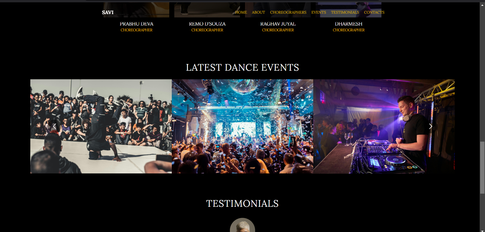 SAVI - Dance Club | Devpost