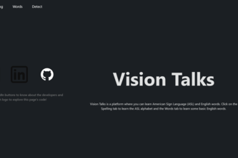 Vision Talks | Devpost