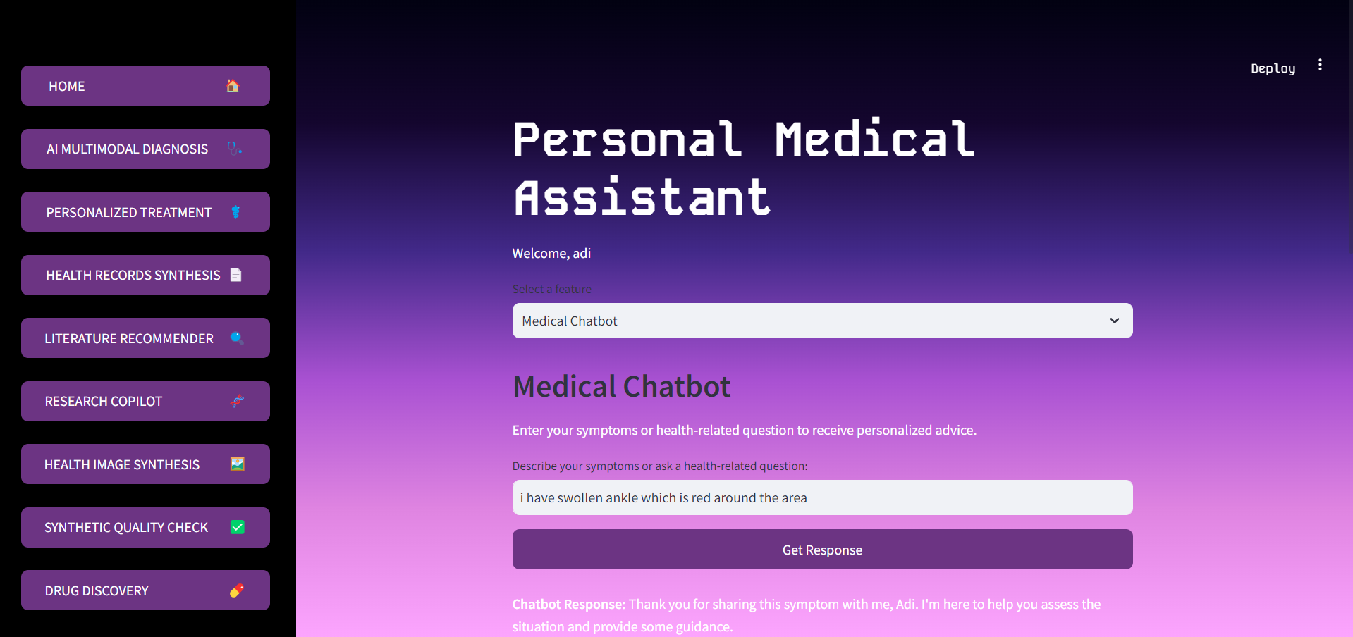 GenAI Medical Research, Treatment and Research Copilot | Devpost