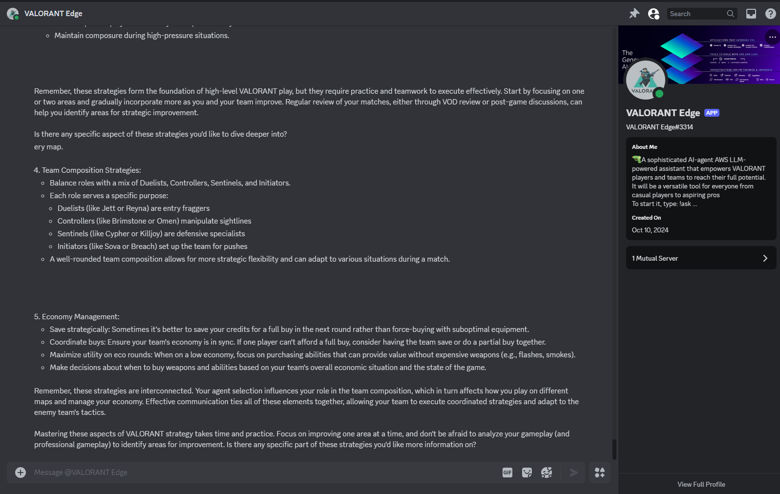 VALORANT Edge: Multimodal & Multipurpose AI-agent | Devpost