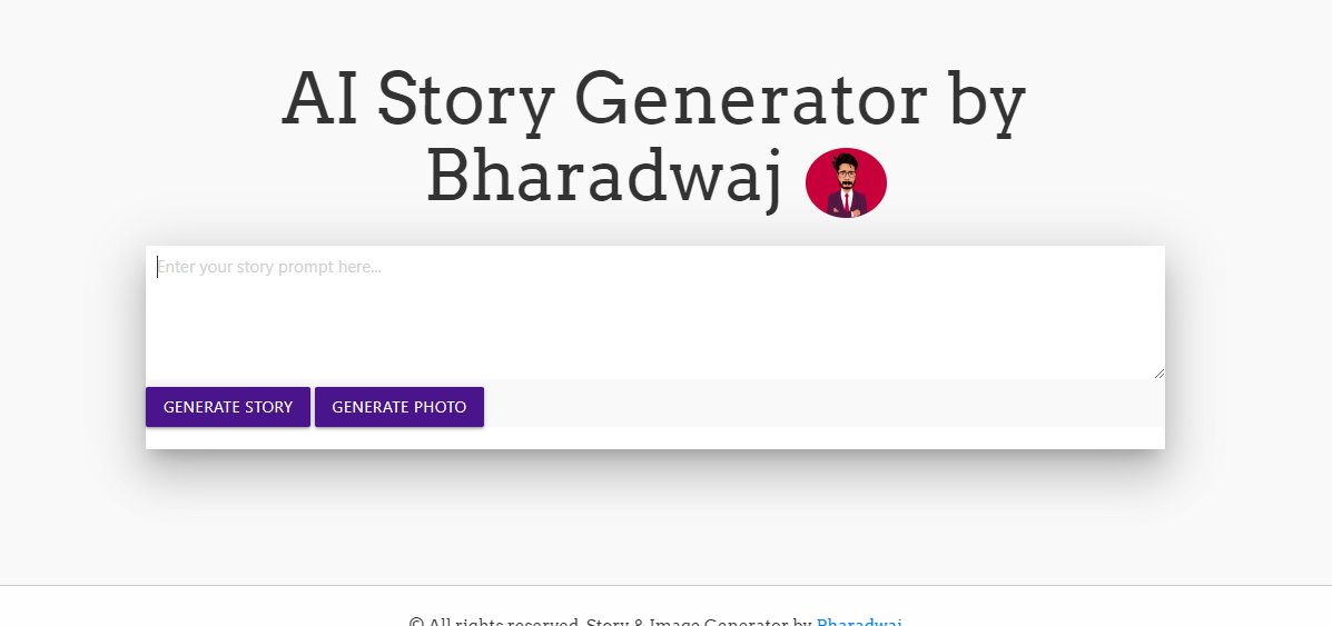 AI Story Generator & Image Search! | Devpost