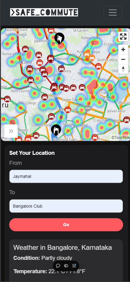 Safe Commute | Devpost