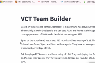VCT-Team-Builder | Devpost