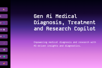 GenAI Medical Research, Treatment and Research Copilot | Devpost
