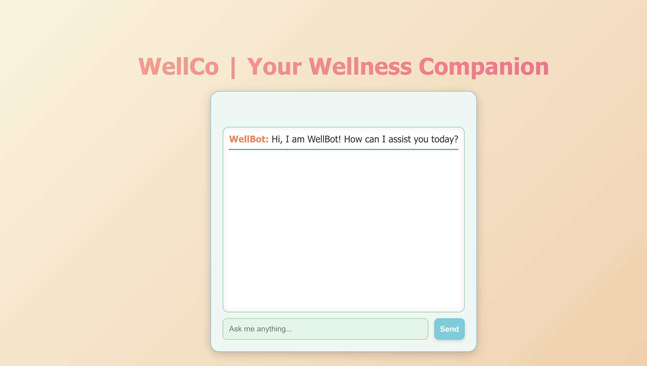 WellCo | Your Wellness Companion | Devpost