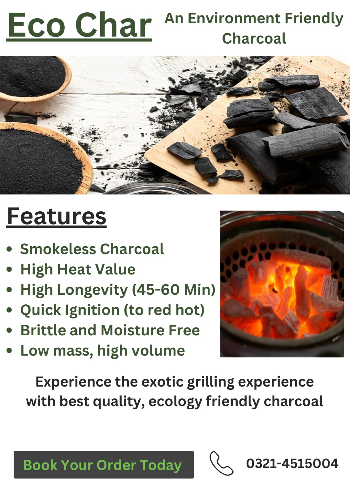 Eco-Friendly Charcoal produced through rice straw. | Devpost