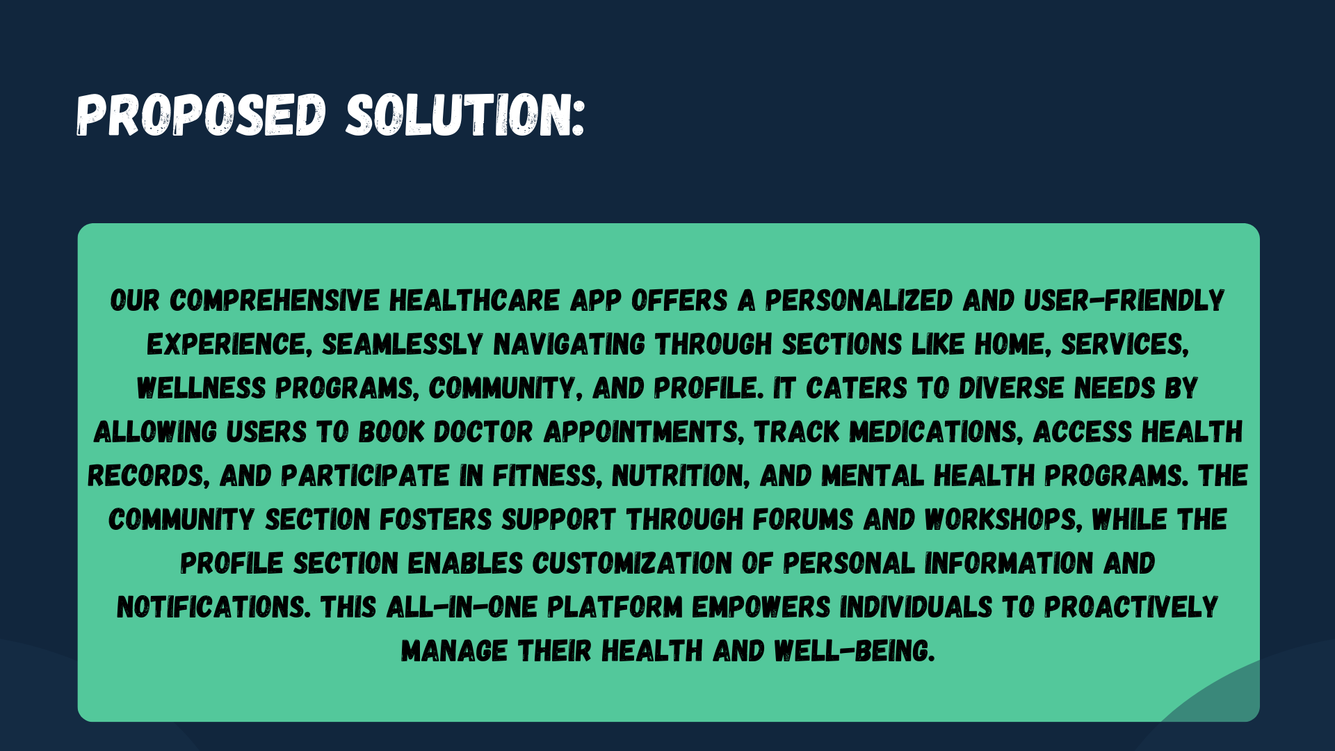 Health care and well being | Devpost