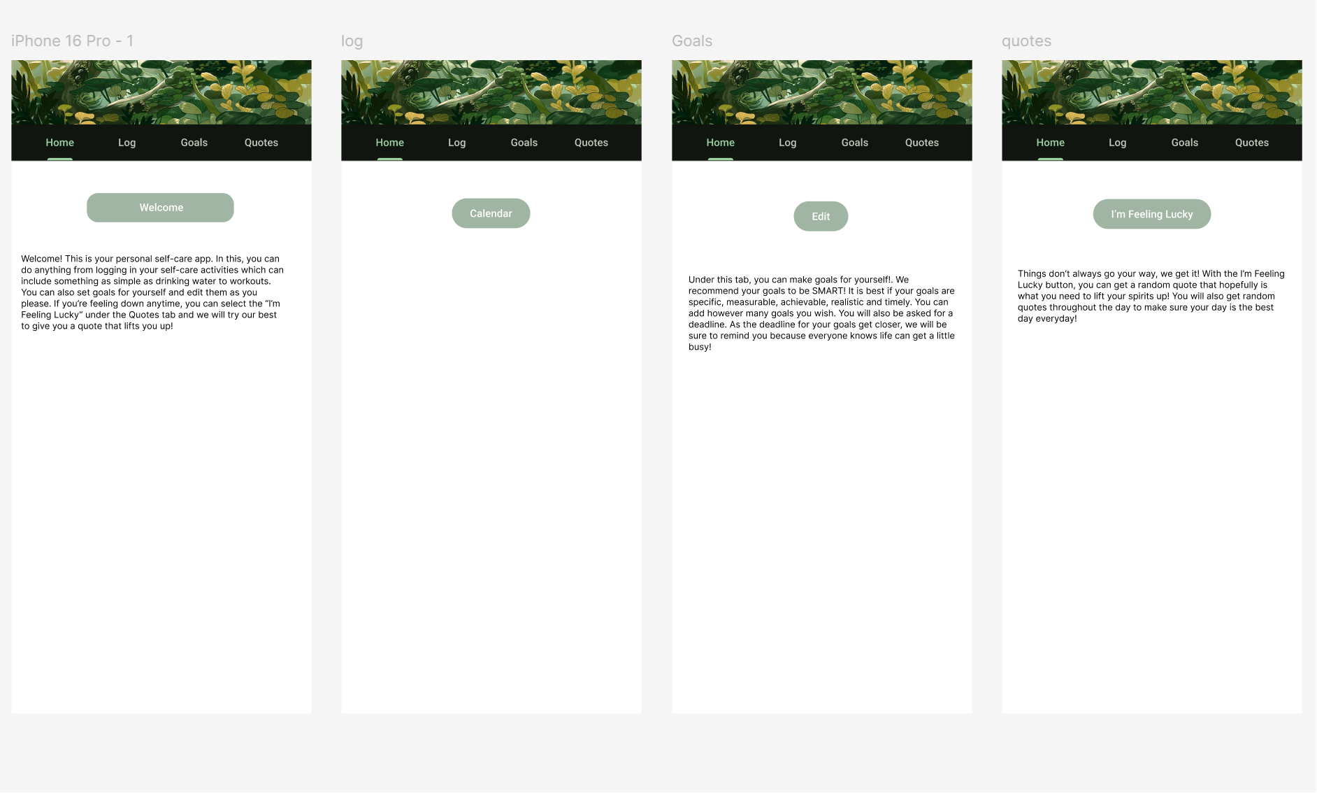 Personal Self-Care App | Devpost