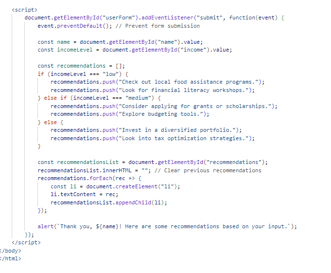 Financial Access for All | Devpost