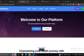 Healthone - Your Virtual Health Companion | Devpost