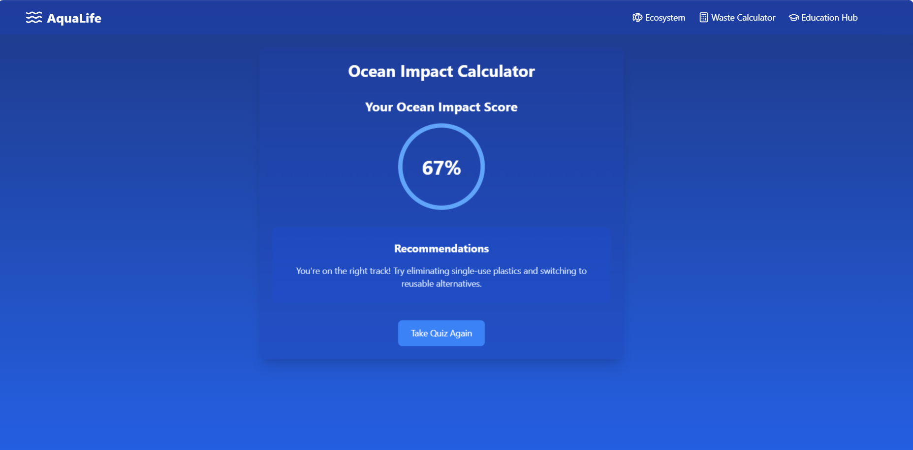 BlueConserve: Virtual Marine Sanctuary | Devpost