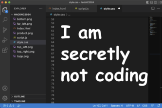 I am secretly not coding | Devpost