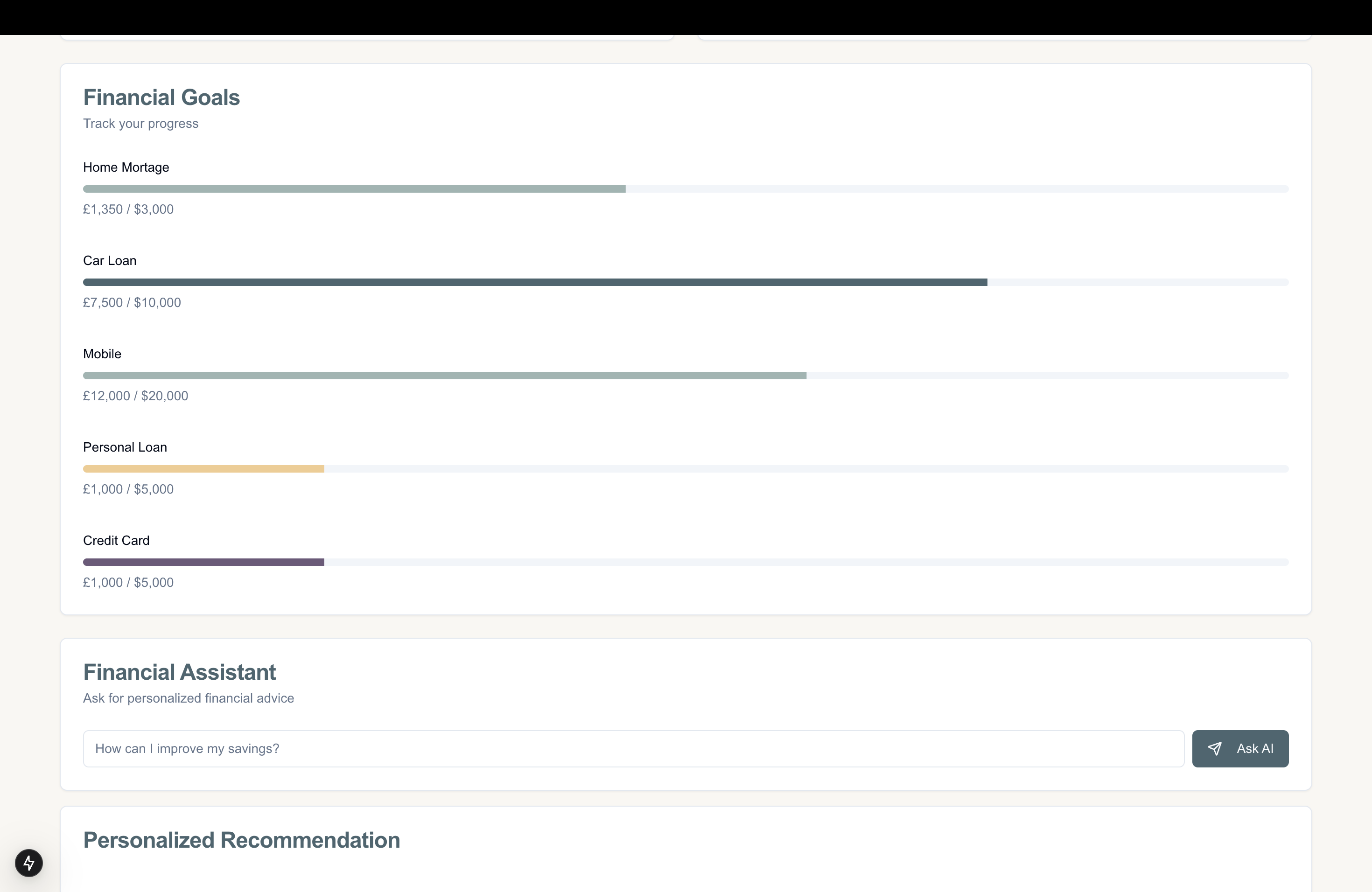 Financial Health Tracker | Devpost