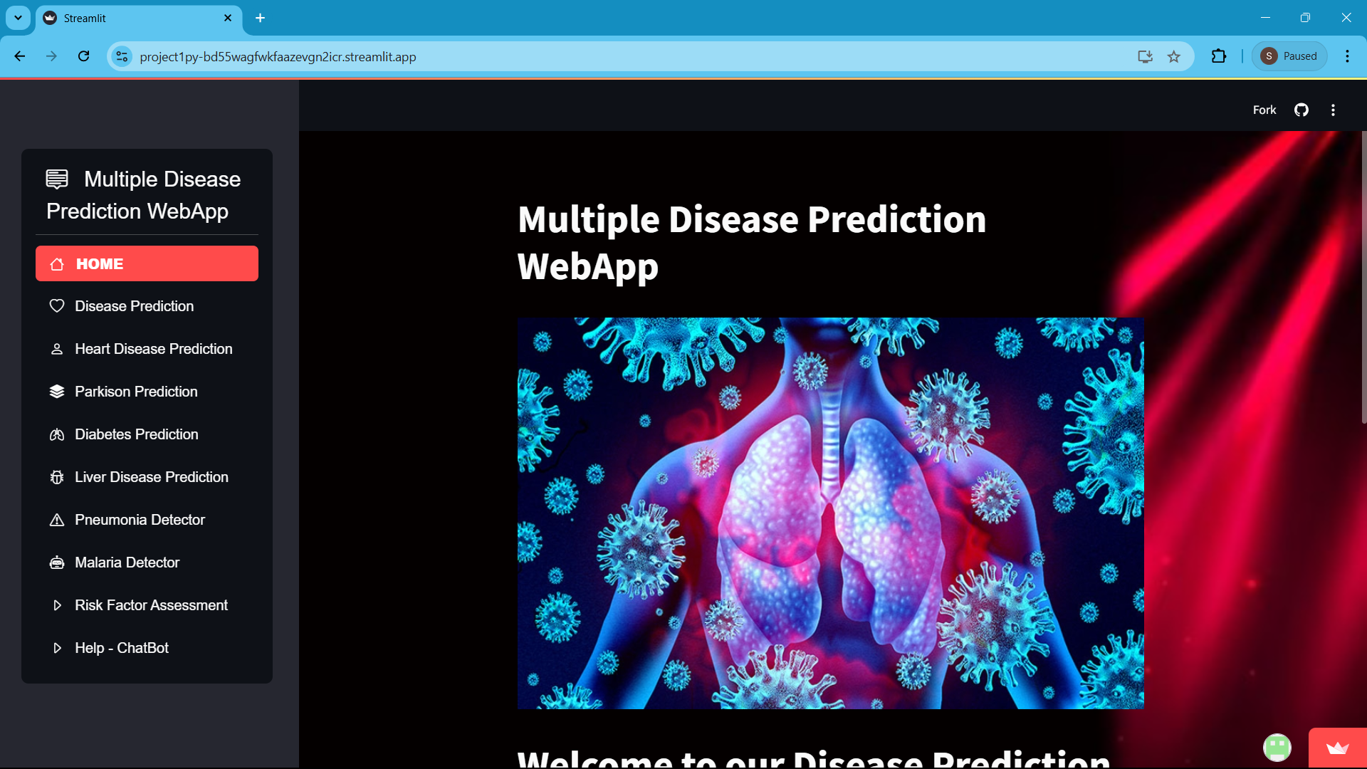 Multiple Disease Prediction | Devpost