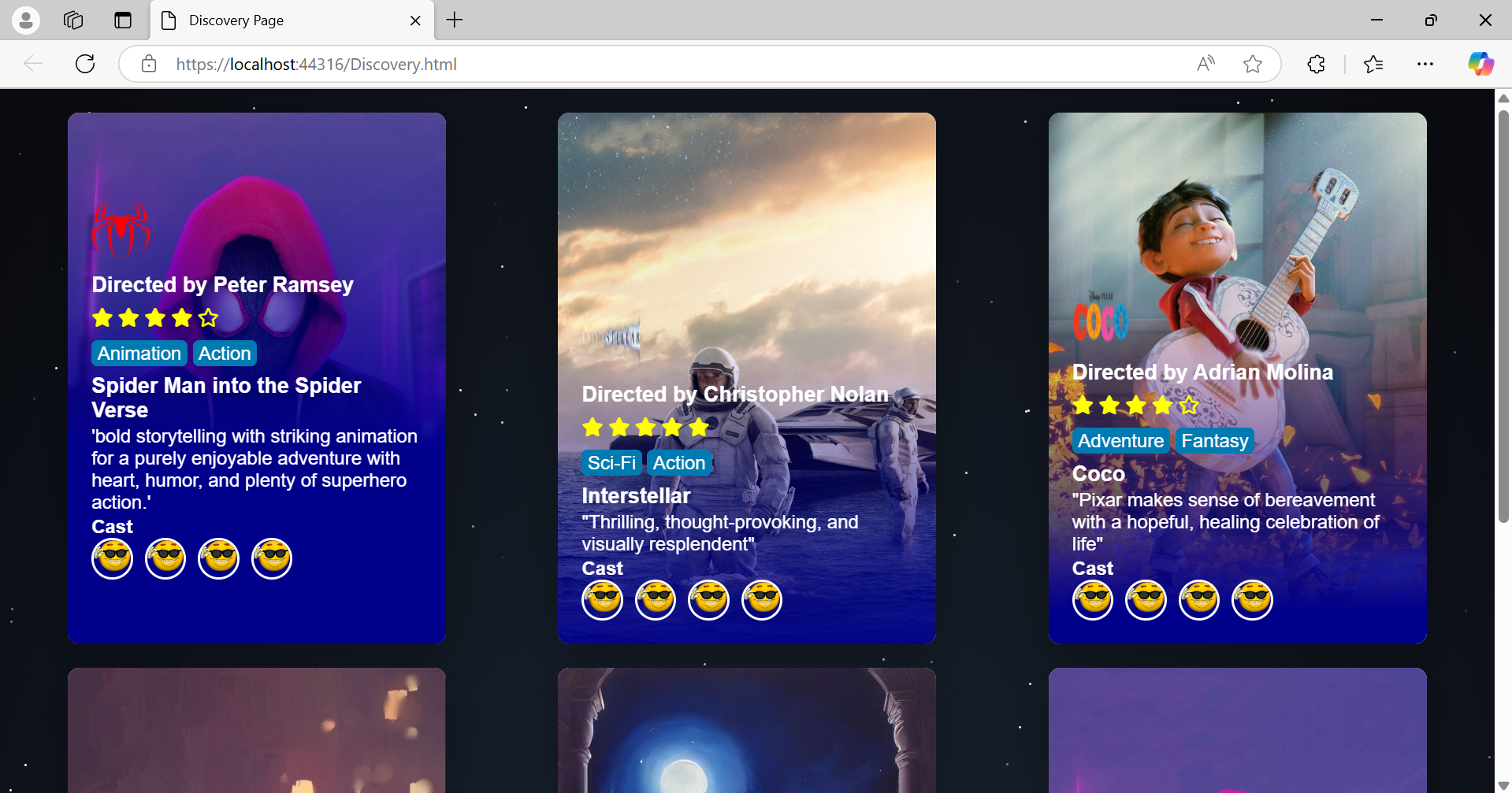 Film Odyssey | Devpost