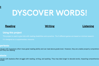 Dyscover Words | Devpost