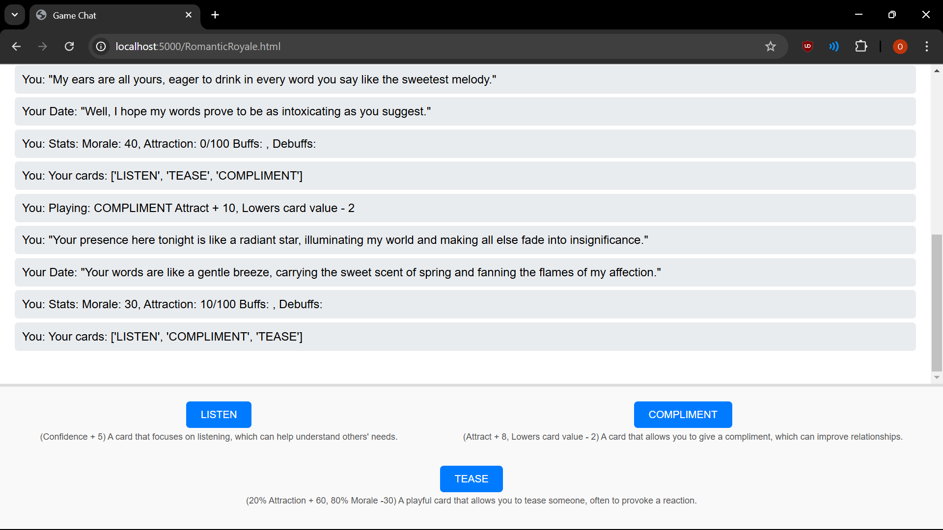 Romantic Royale | Devpost