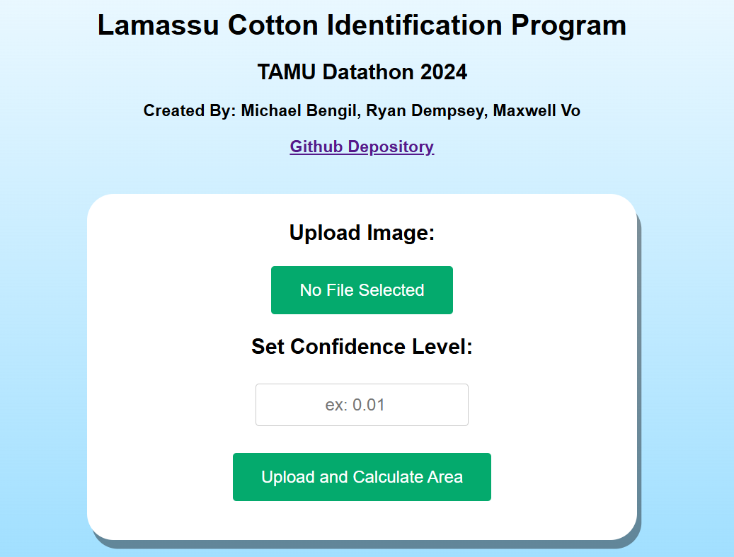 Cotton Field Detector | Devpost