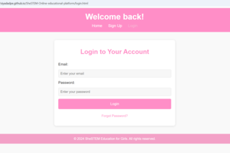 SheSTEM-Educational platform for women in STEM | Devpost
