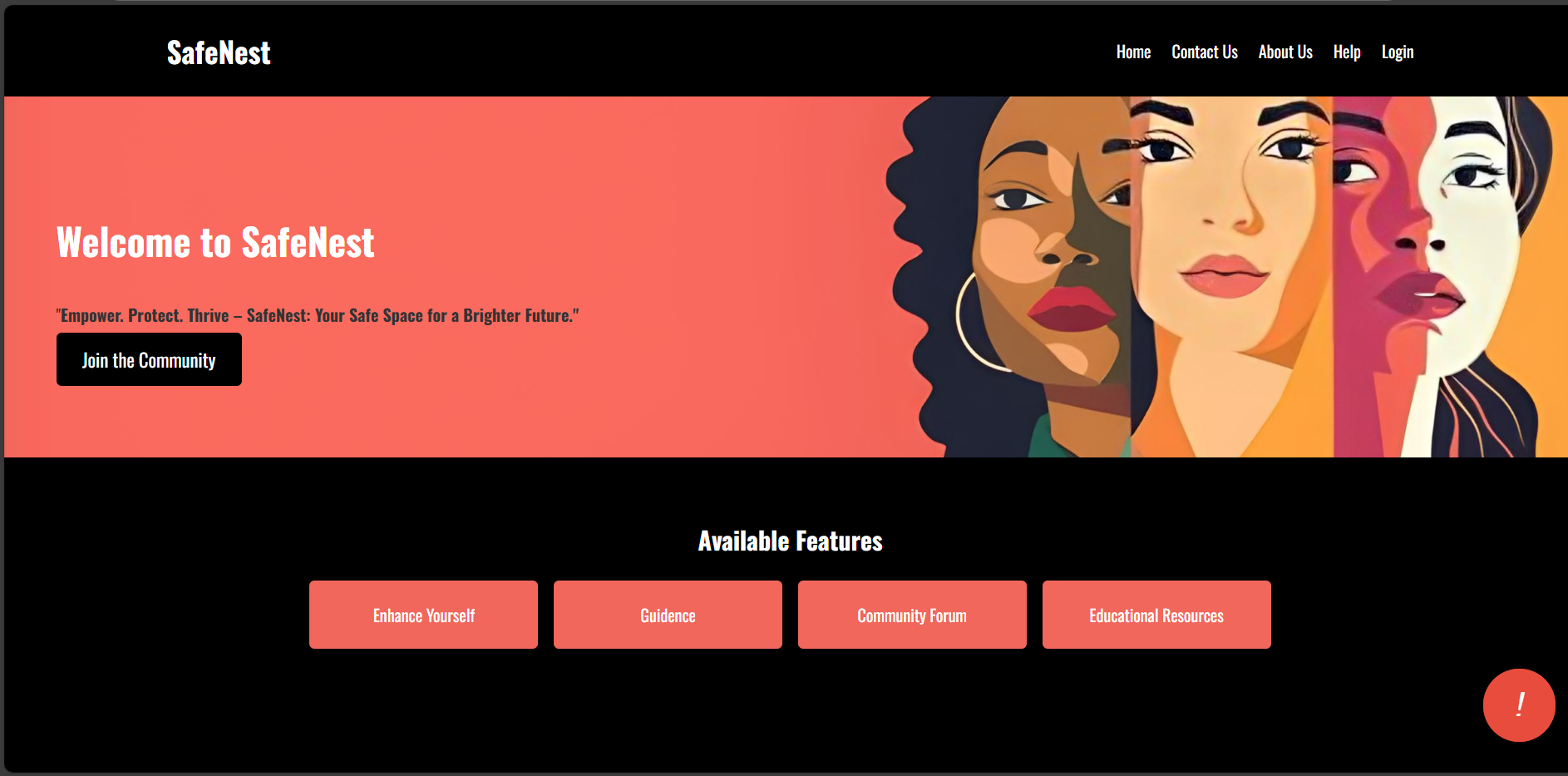 SafeNest: Empowering Teenage Girls in Healthcare and Safety. | Devpost