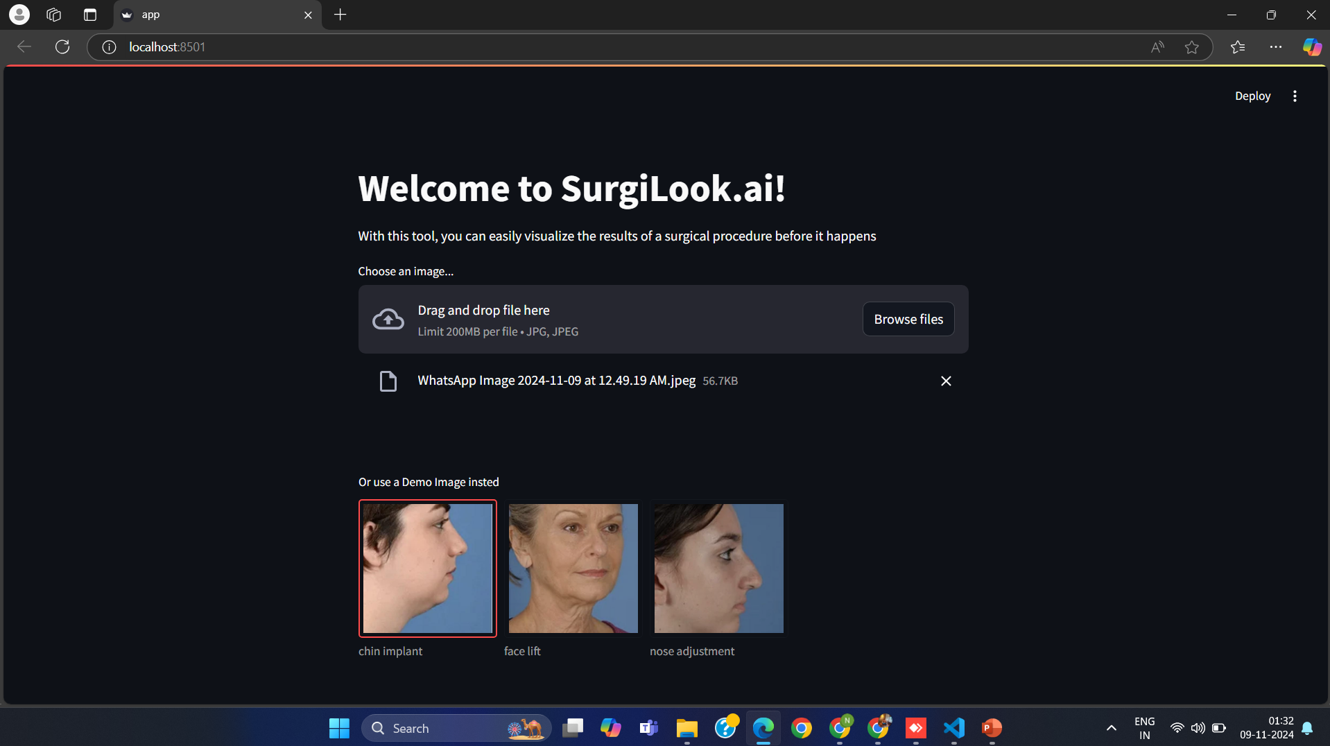 Deep Plastic Surgery - Surgilook.ai | Devpost