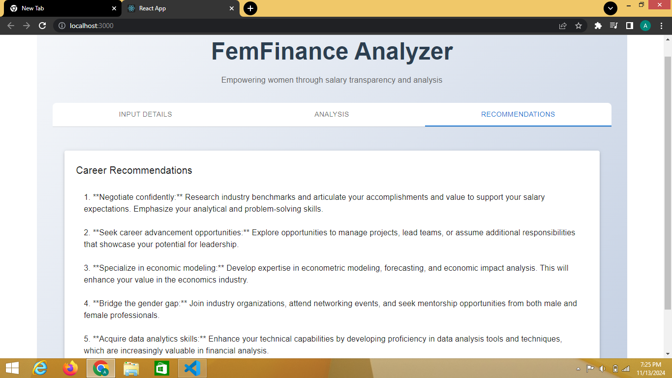 FemFinance Analyzer | Devpost